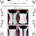 1830s Corset and Underwear Sewing Pattern #0417 Size US 8-30 (EU 34-56 ...