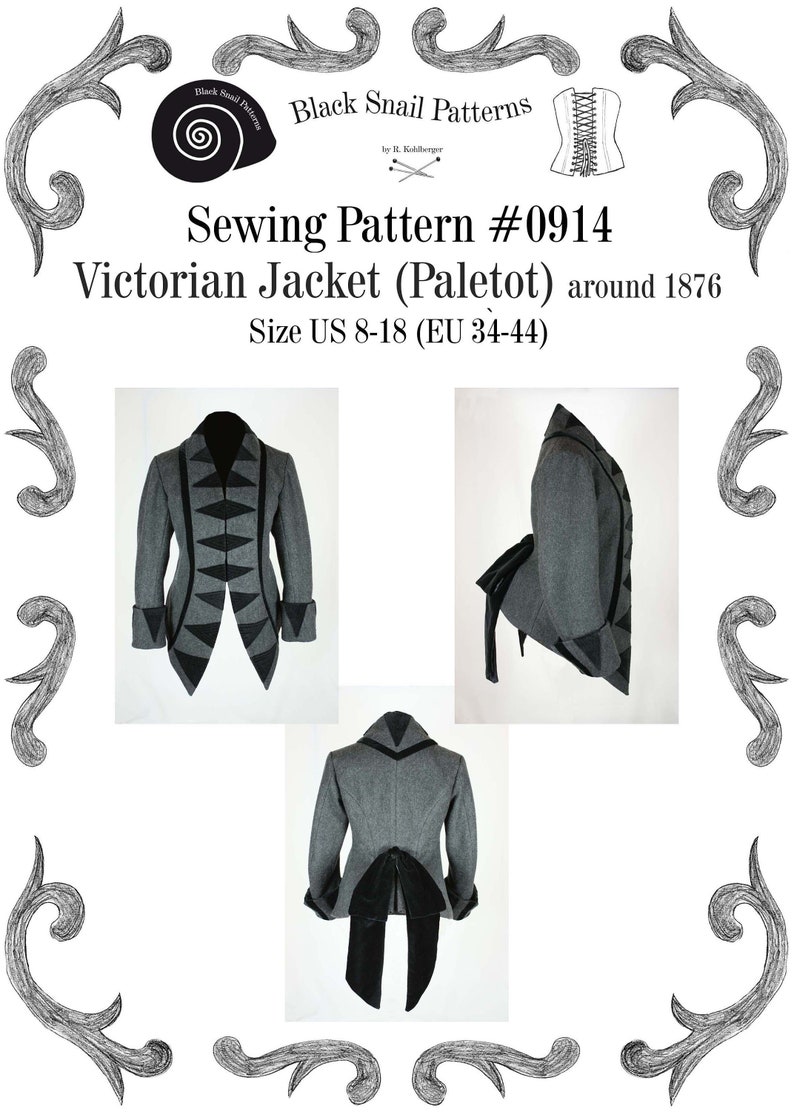 Victorian Sewing Patterns- Dress, Blouse, Hat, Coat, Lingerie
