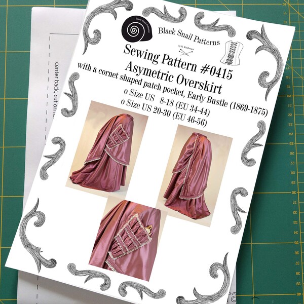 Bustle Dress Pattern - Etsy