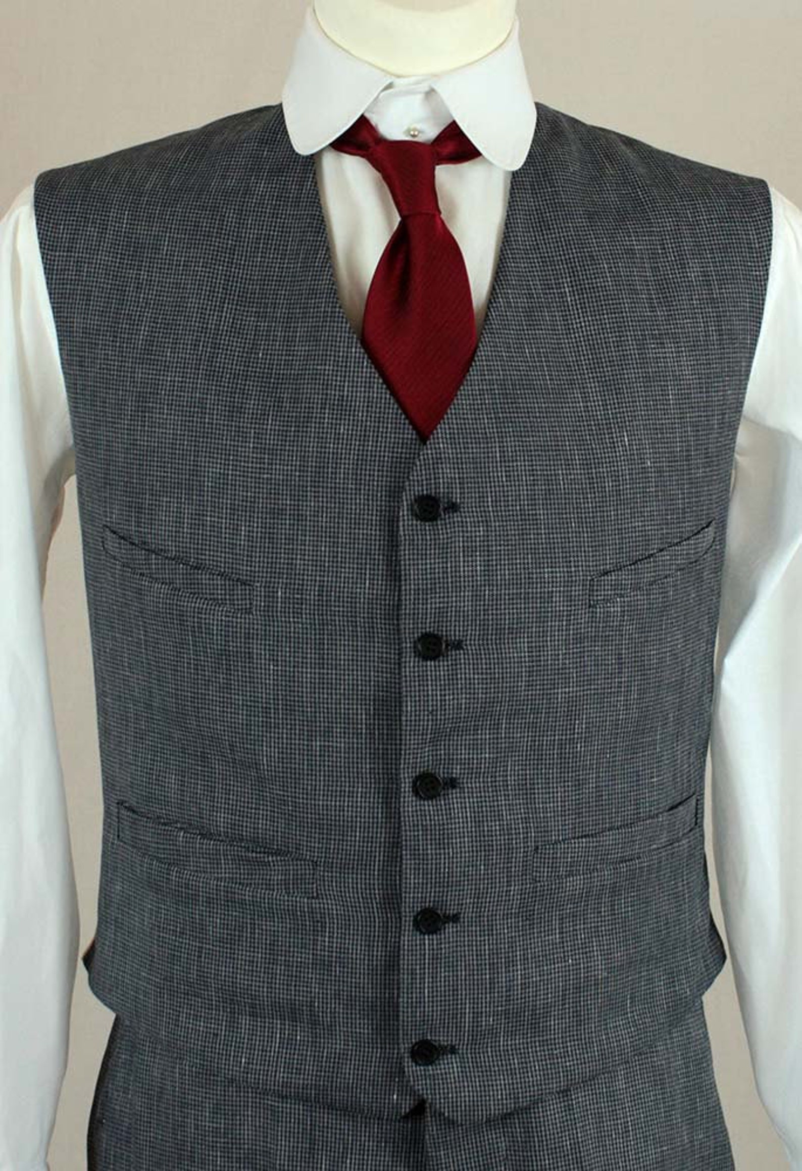 Victorian Edwardian Mens Waistcoat Sewing Pattern 0516 Size - Etsy