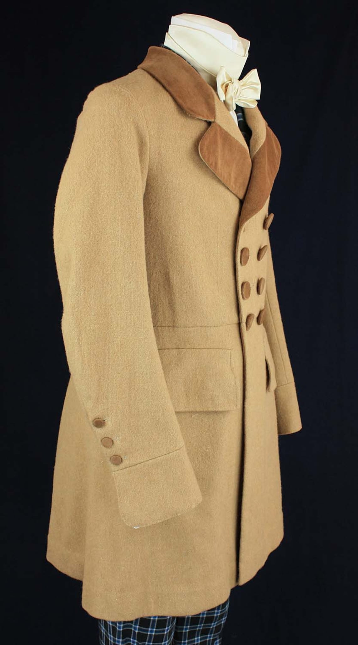 1830 Frock Coat Romantic Period Sewing Pattern 0418 Size US - Etsy