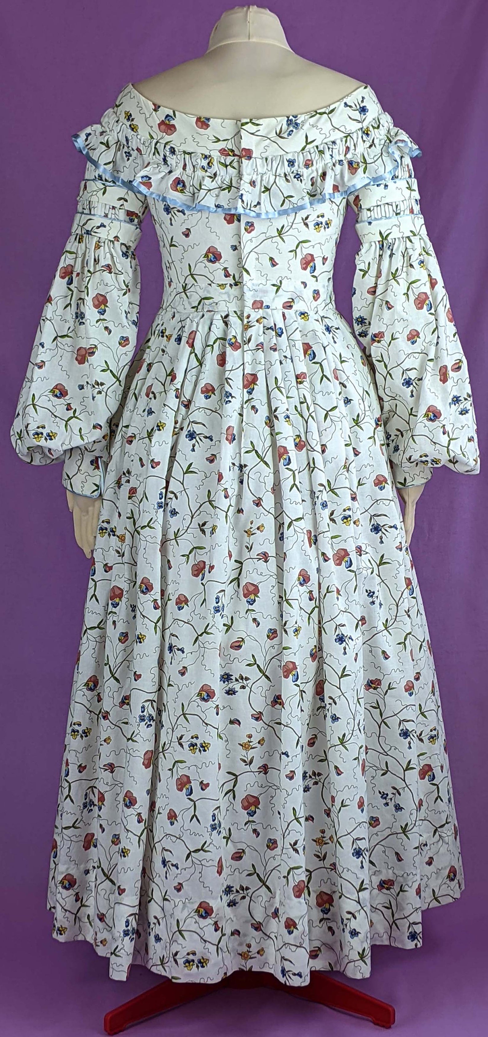 Day Dress 1837-40 Sewing Pattern #0221 Size US 8-30 (EU 34-56) PDF ...