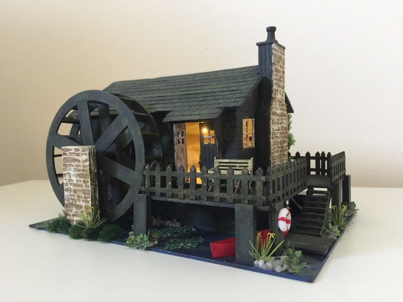 1:48 Watermill Kit. Create yourself designed for collectors. | Etsy