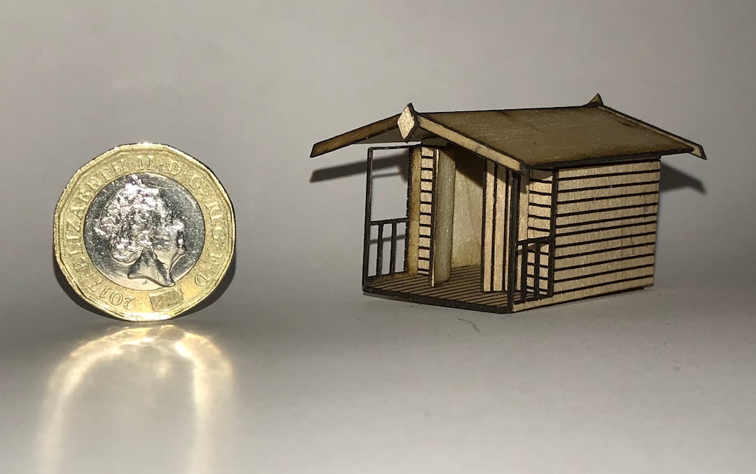 1/87 HO / OO Train Scale Beach Hut Kit - Etsy