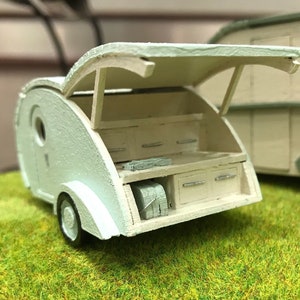 1:24 Teardrop Caravan Kit Designed for Collectors. - Etsy