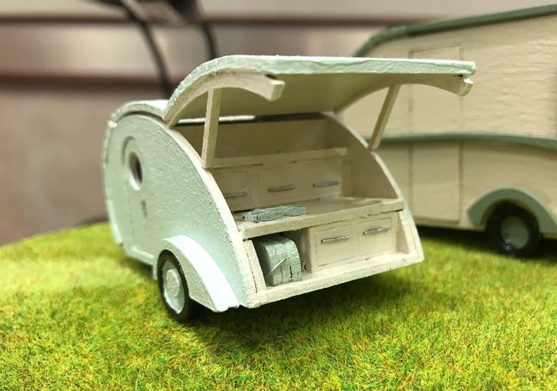 1:24 Teardrop Caravan Kit Designed for Collectors. - Etsy