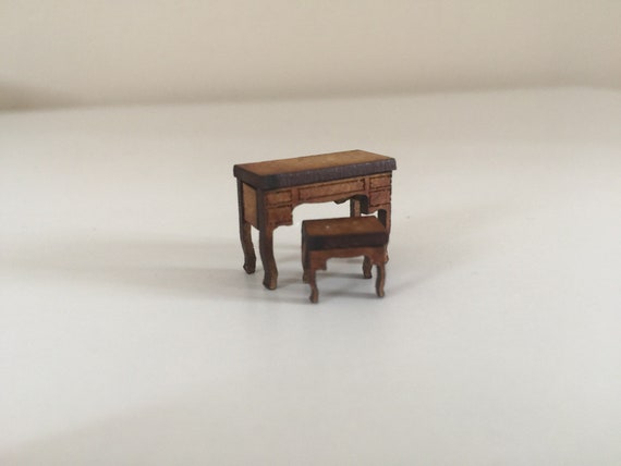 1:48 French Provencale Dressing Table and Stool Kit to Make | Etsy