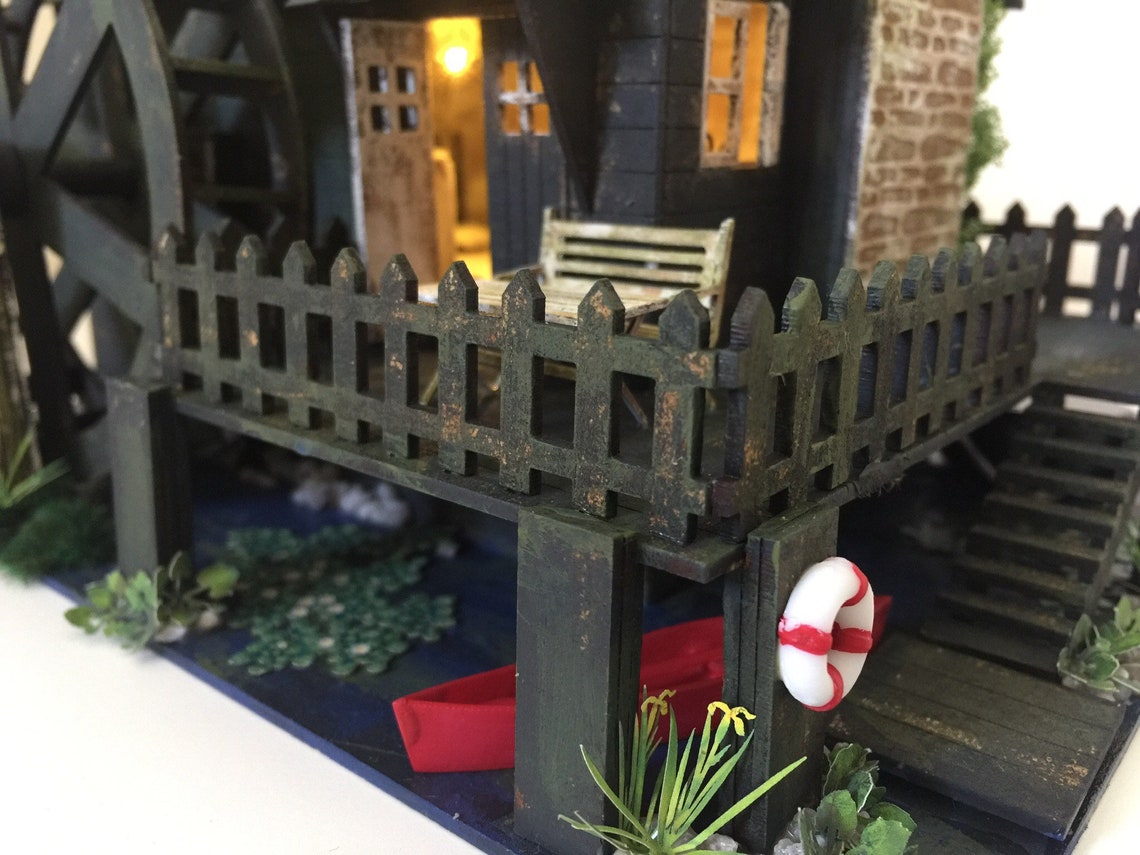1:48 Watermill Kit. Create yourself designed for collectors. | Etsy