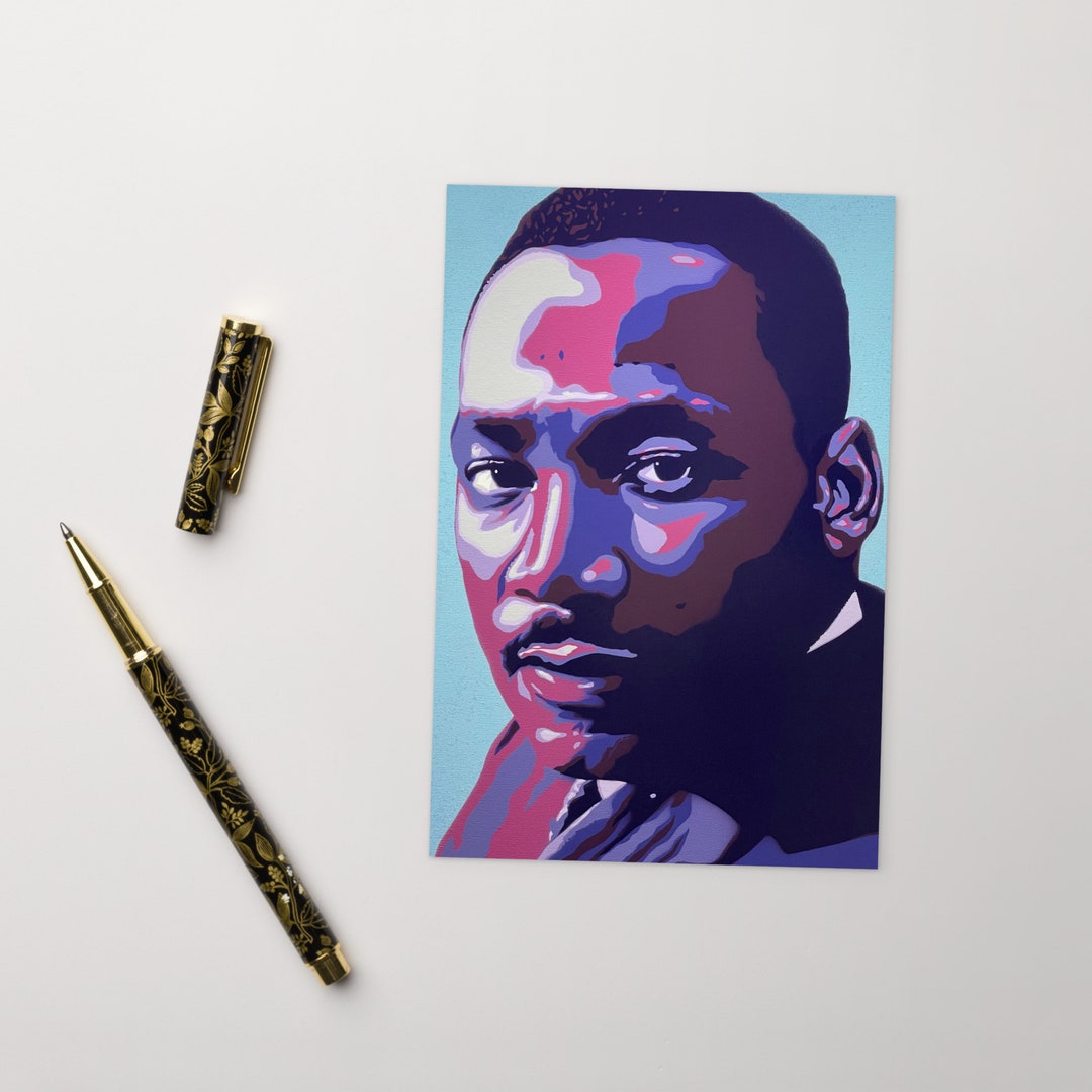 Martin Luther King Jr. Postcard - Etsy