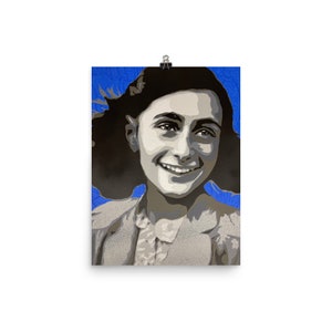 Anne Frank Poster Print - Etsy