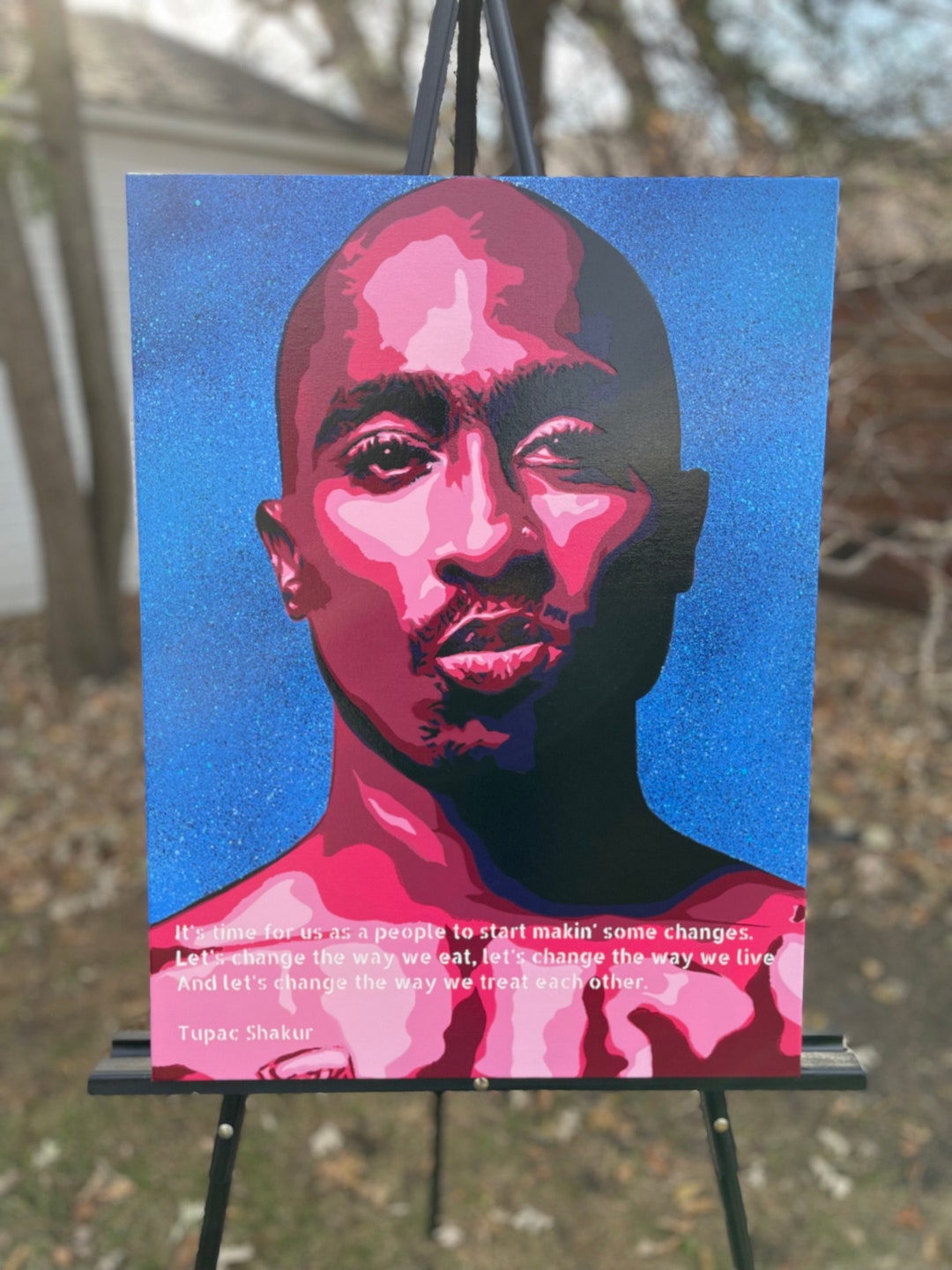 Original Painting of Tupac Shakur - Etsy