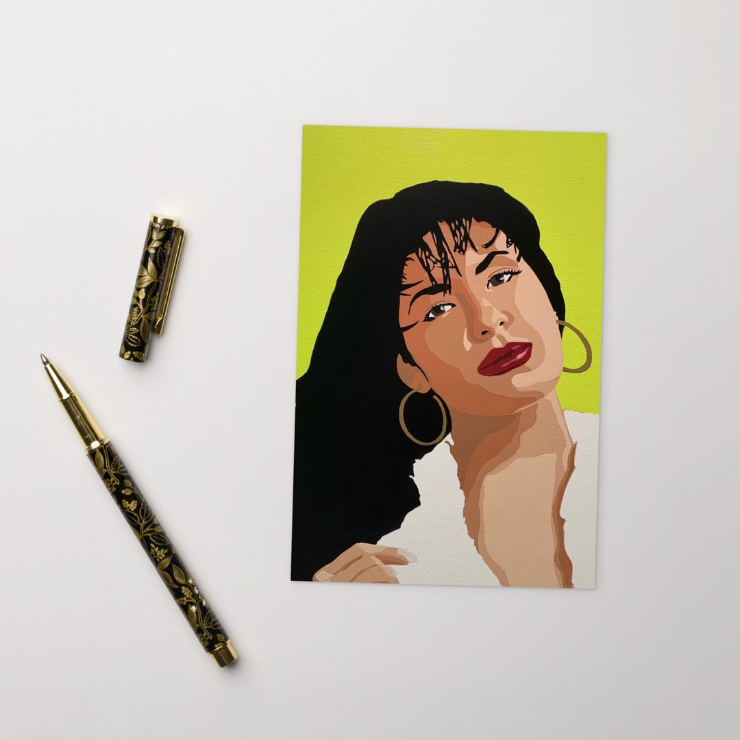 Selena Postcard - Etsy