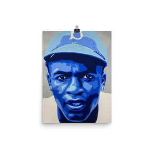 Jackie Robinson Poster Print - Etsy