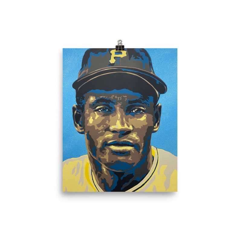 Roberto Clemente Poster Print - Etsy