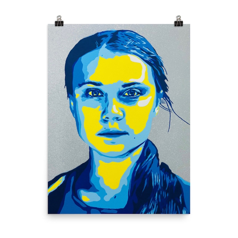 Poster Greta Thunberg - Etsy