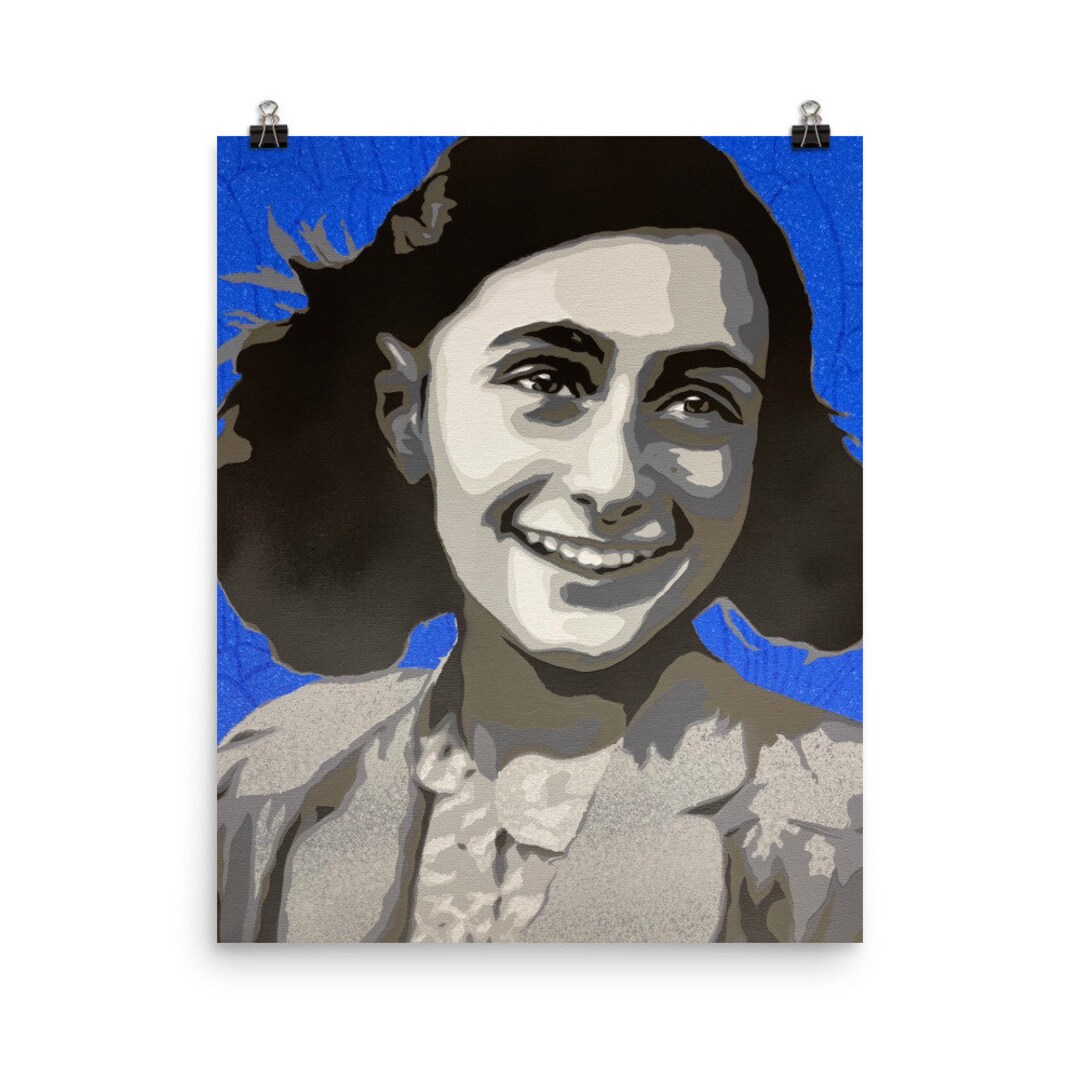Anne Frank Poster Print - Etsy