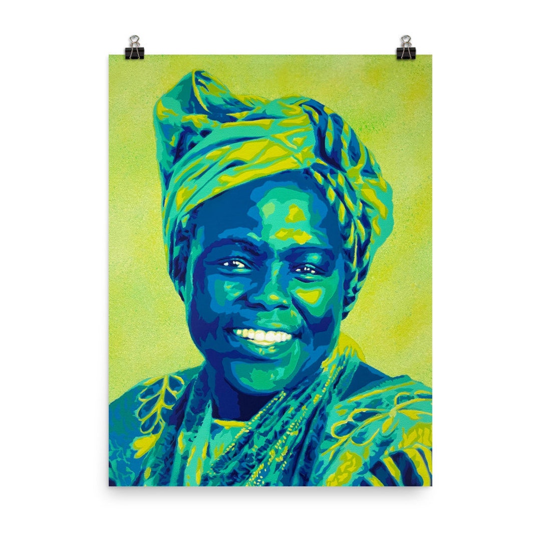 Wangarĩ Maathai Poster Print - Etsy