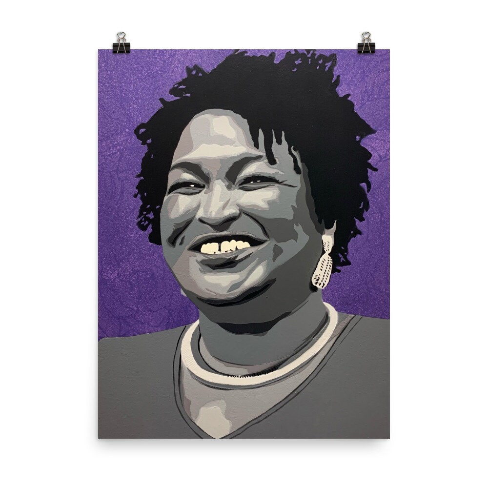 Stacey Abrams Poster Print | Etsy