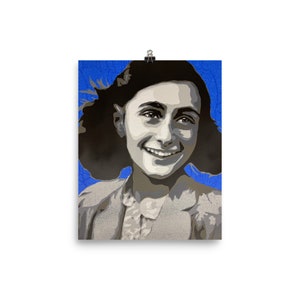 Anne Frank Poster Print - Etsy