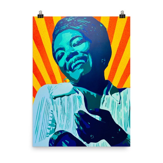 Maya Angelou Poster Print | Etsy