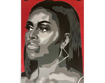 Michelle Obama Poster Print - Etsy