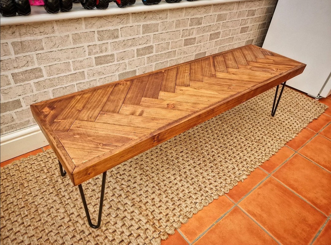 Herringbone Bench - Etsy