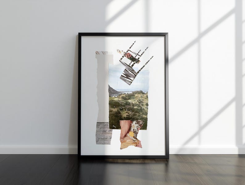 Modern Architecture Collage Art Print: Interior Design Magazine ...