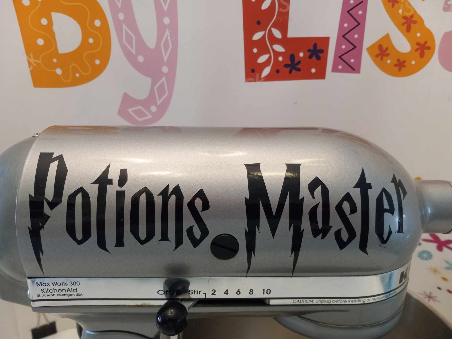 Potion Master Potter Kitchenaid Mixer Decal Wizard Cauldron Stir the ...