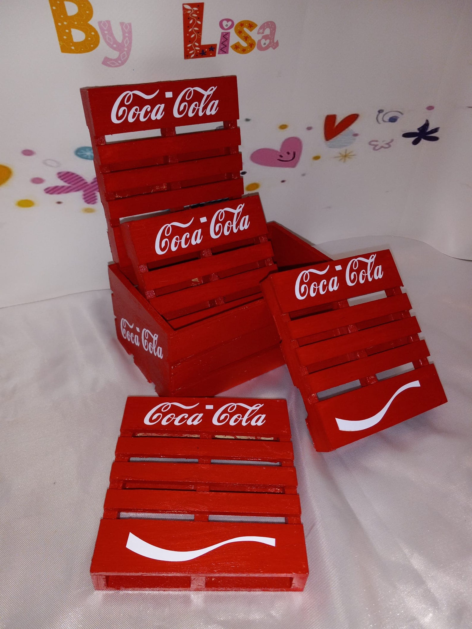 Mini Pallet Coaster Set Coke - Etsy