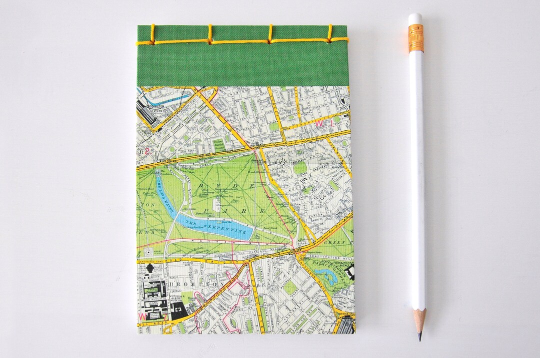 London UK Notizblock Notizbuch Handgebunden, Papier Geschenk ...