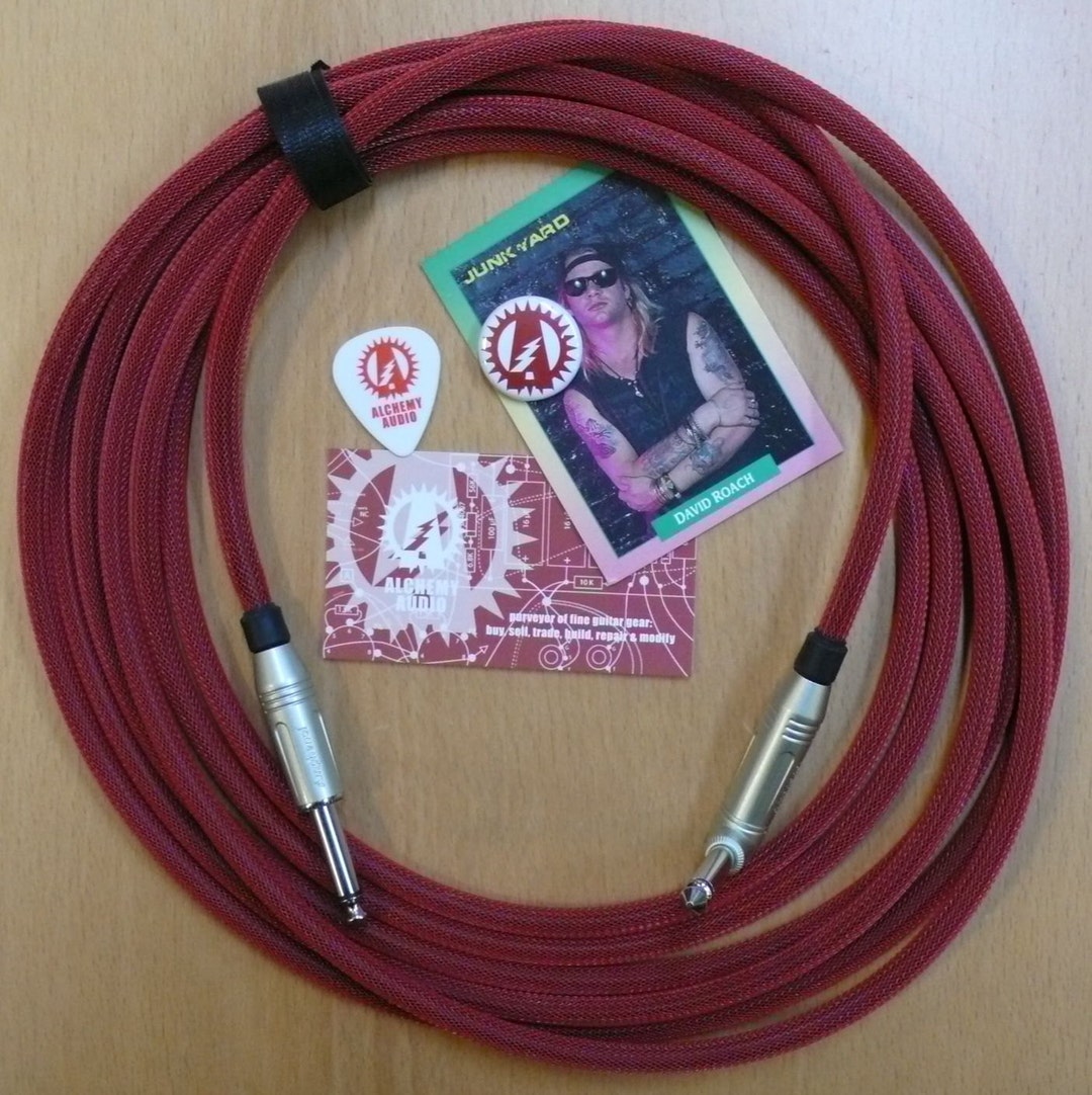 Alchemy Audio 'whisper' 15 Foot Custom Instrument Guitar 1/4 Inch ...