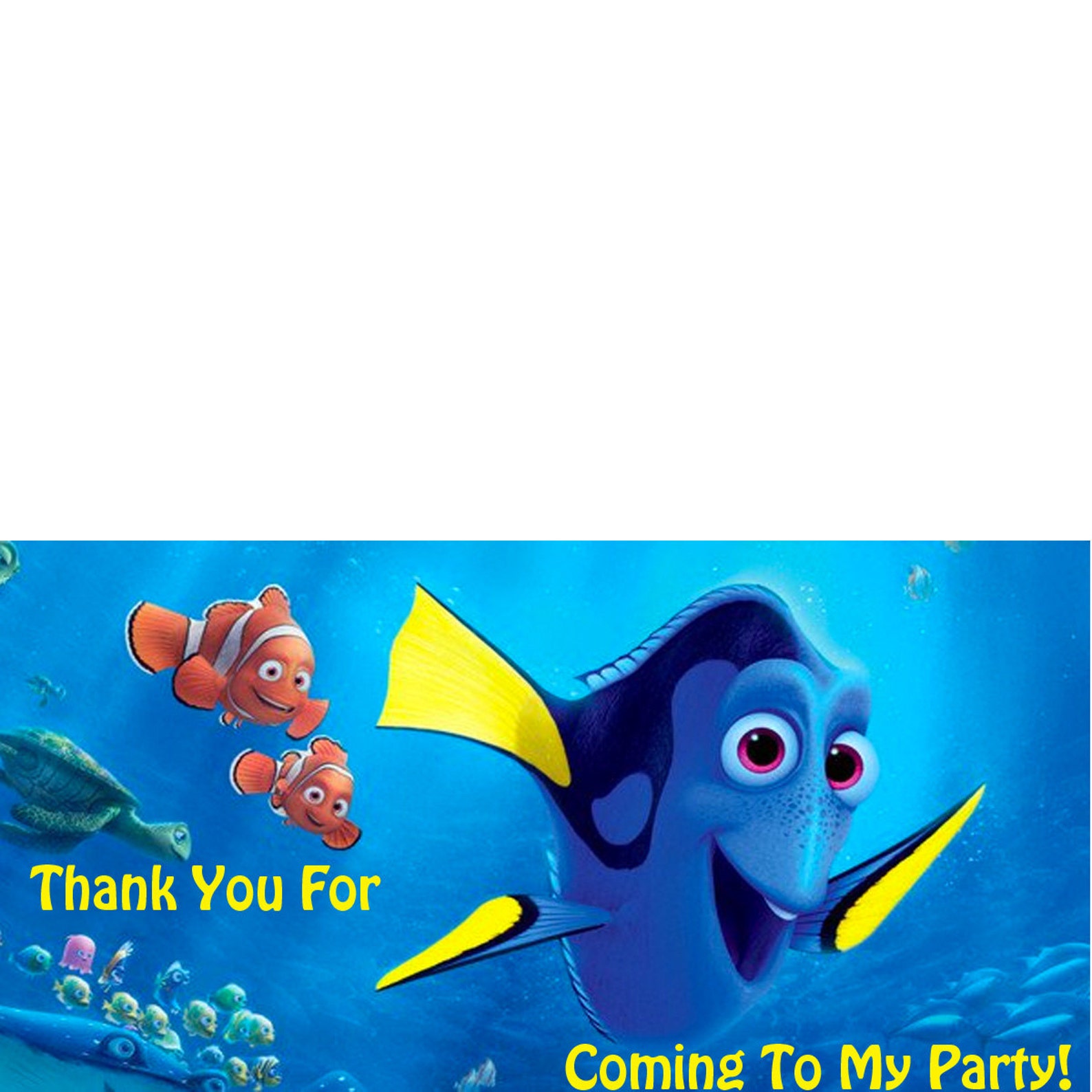 Finding Dory Birthday Day Treat Bag Toppers | Etsy