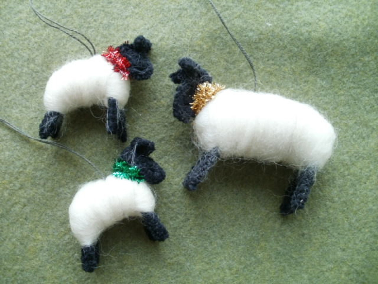 Christmas Tree Sheep Family - Etsy