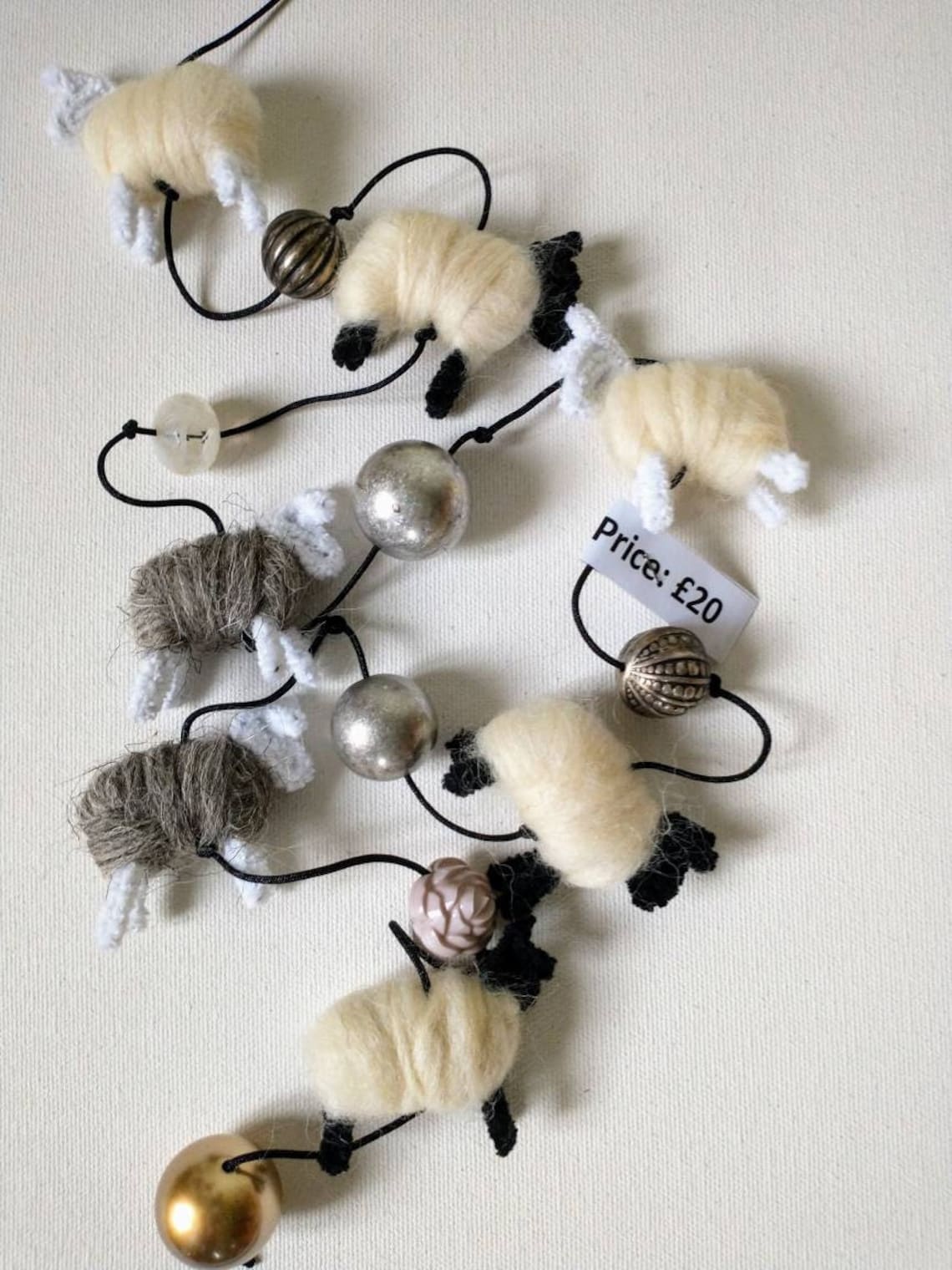 Sheep String Hand Made From British Fleece. A Long Vertically | Etsy
