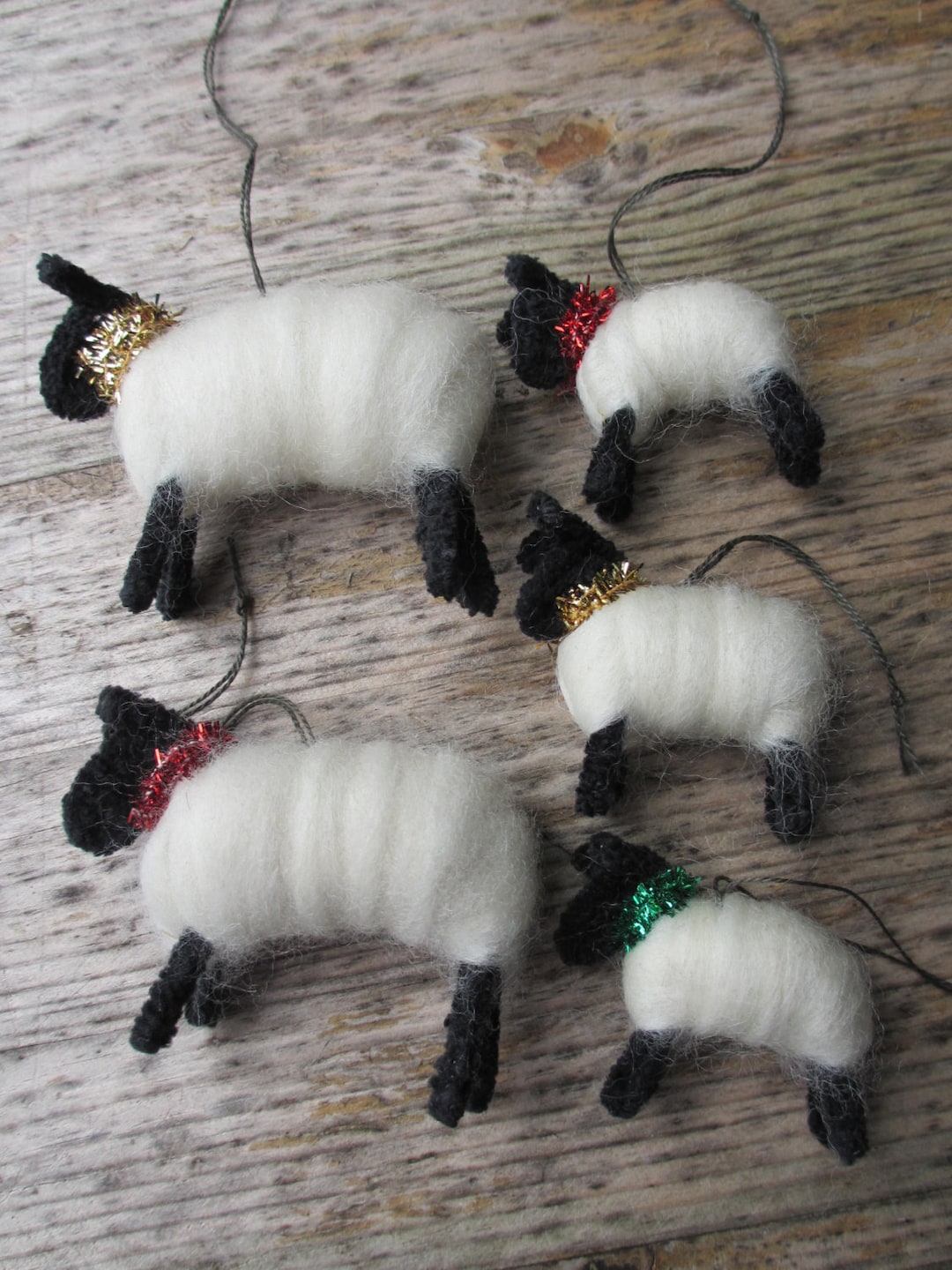 Christmas Tree Sheep Family - Etsy