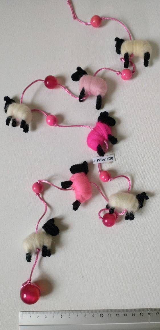 Sheep String Hand Made From British Fleece. A Long Vertically | Etsy