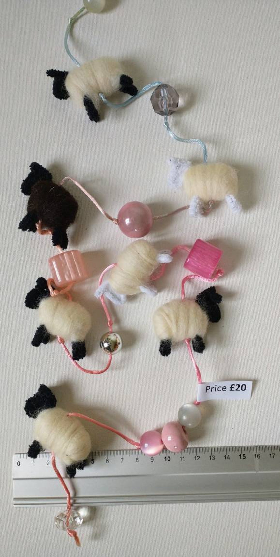 Sheep String Hand Made From British Fleece. A Long Vertically | Etsy