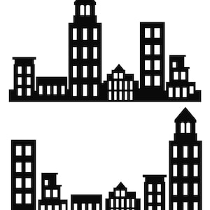 City Skyline, Superhero Buildings, Block Clipart, and Building City ...