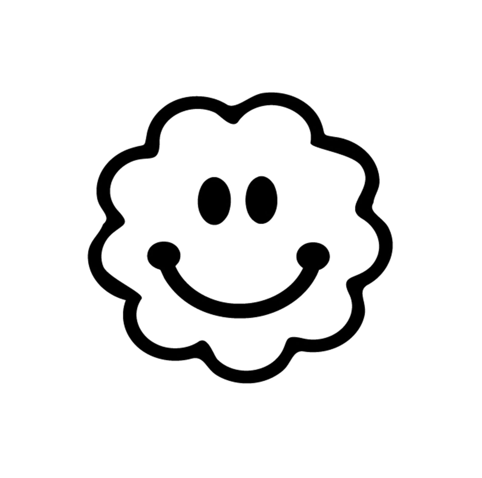 Smiley Face Silhouette Transparent Background of a Smiley - Etsy