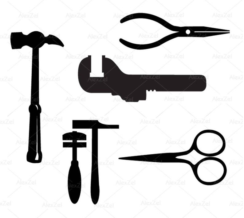 Craft Tool Svg Retro Svg Silhouette Svg Png Cuts Tools - Etsy Canada