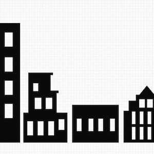 City Skyline, Superhero Buildings, Block Clipart, and Building City ...
