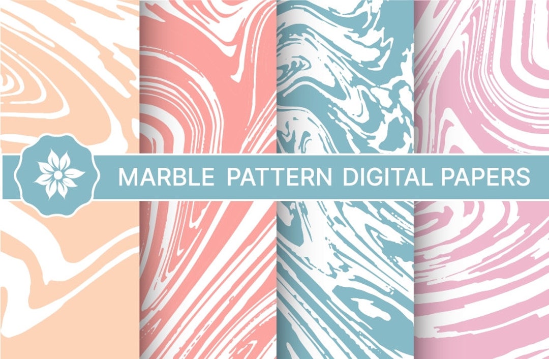 Abstract Marble Print Pattern for Digital Scrapbook and Background ...