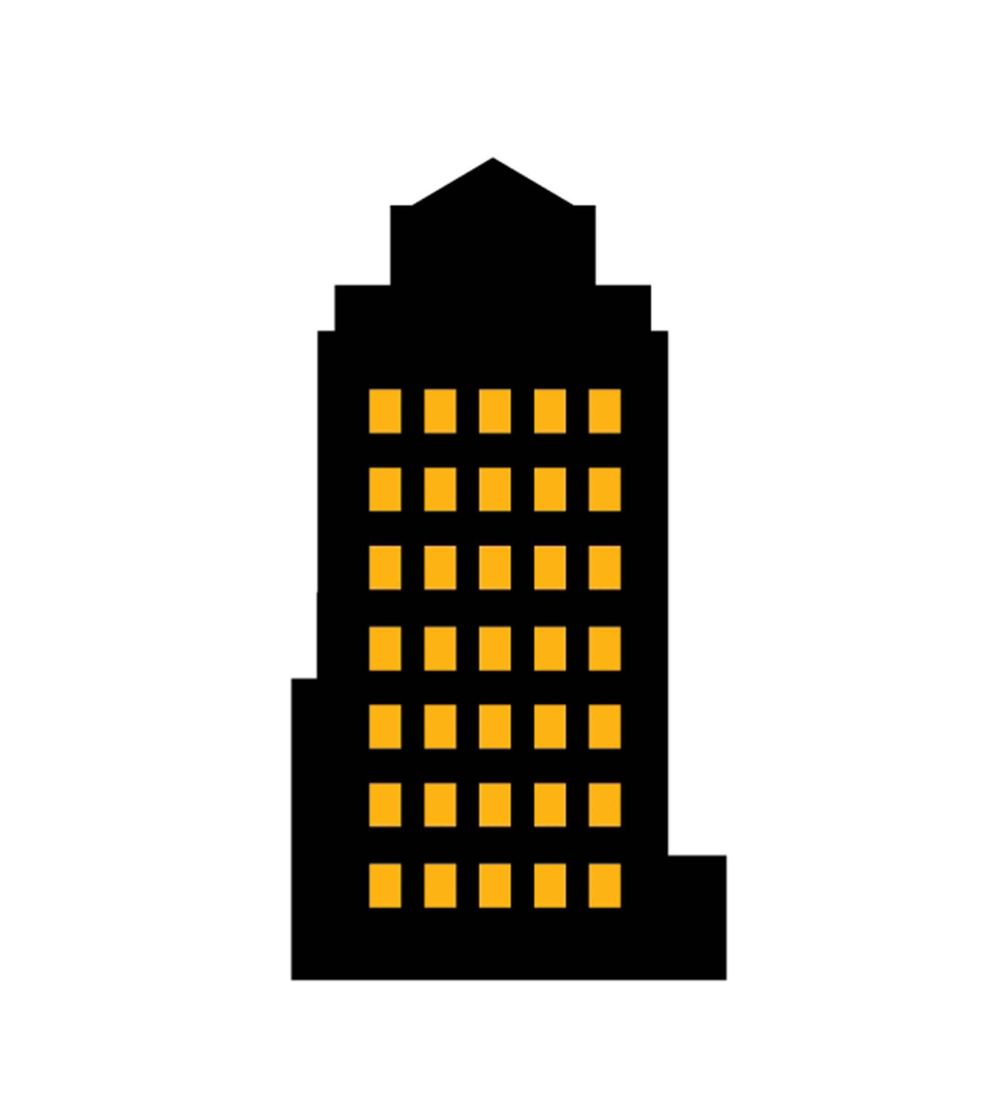 Skyline City 5*3.4 Feet Superhero Buildings Block Clipart and Building ...