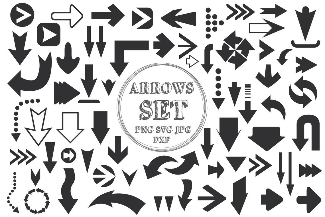 Arrow Sign Arrow Printable Arrow Svg Arrow Stickers Arrow - Etsy