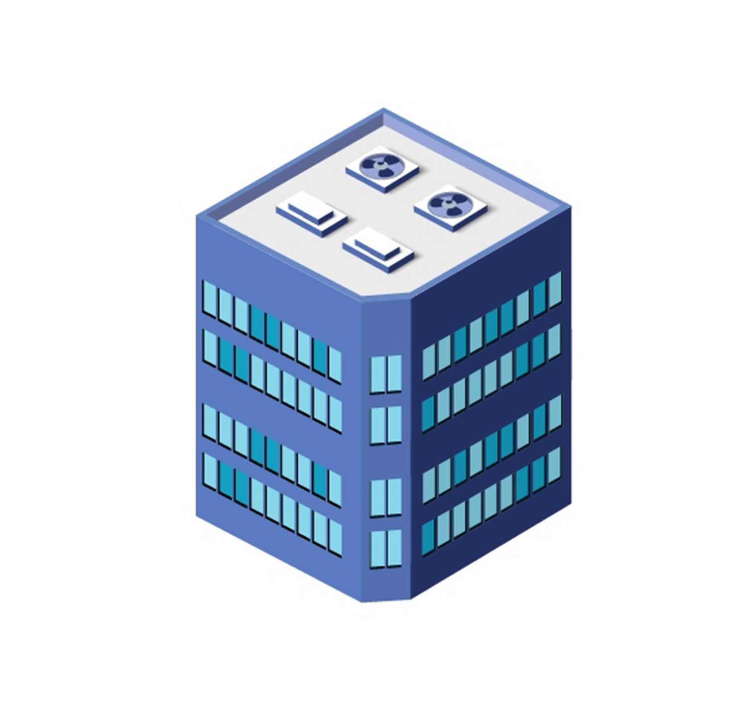 Office Building Clipart 3d