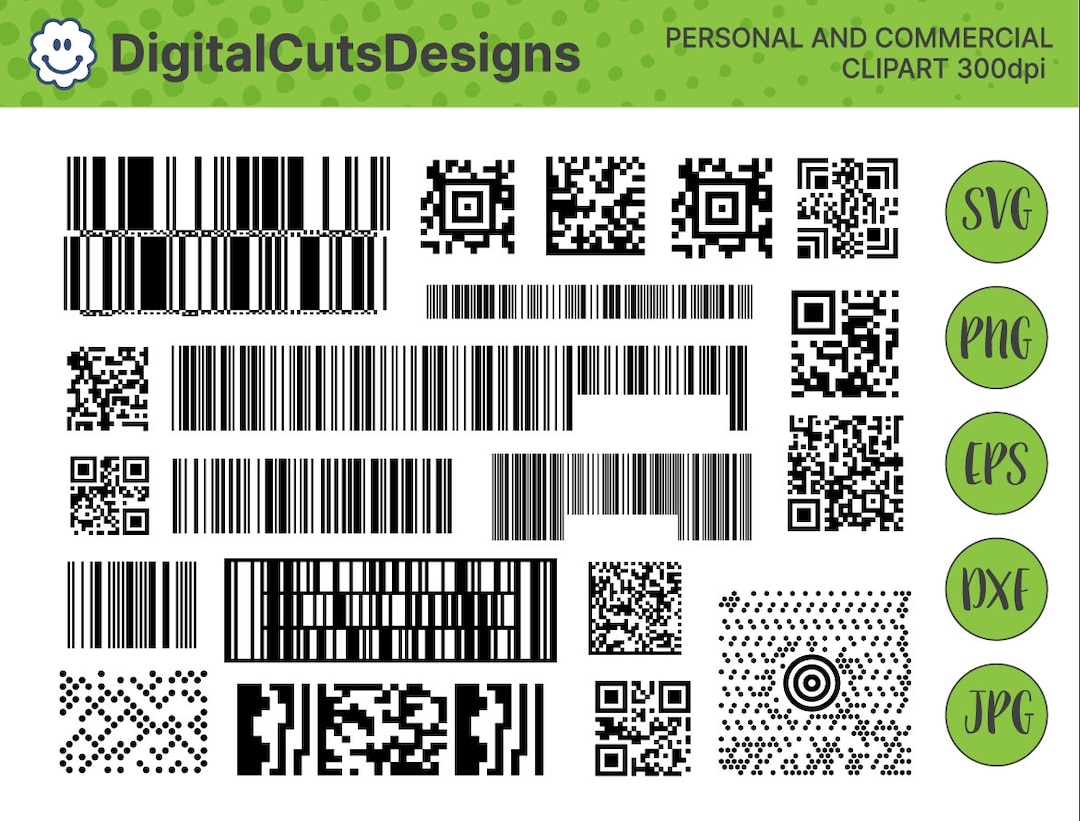 Set of Abstract Barcode Bar Code Templates of Scanner Digital Codes for ...