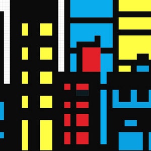 City Skyline Clipart: Superhero Buildings PNG SVG (digital Download) - Etsy
