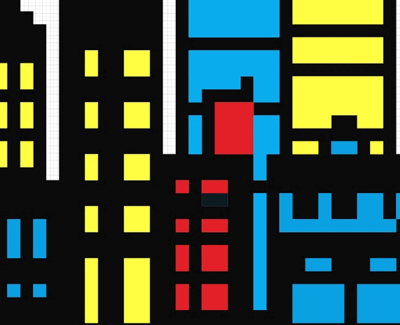 City Skyline Clipart: Superhero Buildings PNG SVG (digital Download) - Etsy