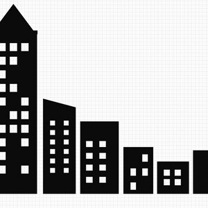Skyline City Clipart Superhero Buildings Block Clipart and Buildings ...