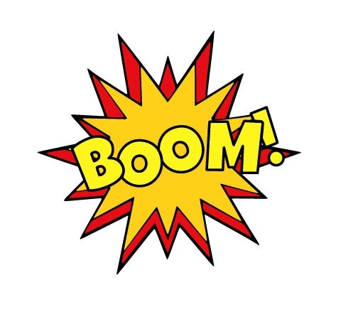 26 PNG Superhero Comic Speech Bubbles Clipart: Pop Art Vector (digital ...